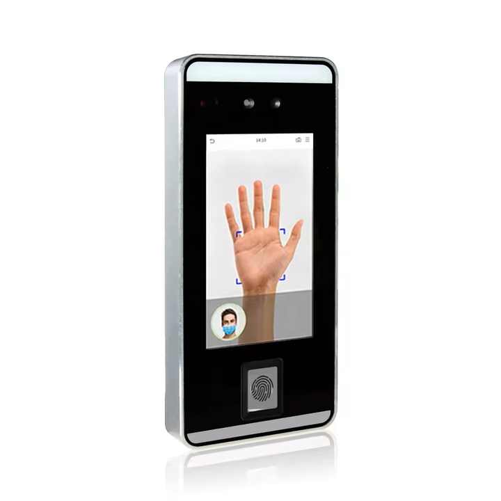 Face Recognition Palm QR Code Verification Wifi Wireless Biometric Time Attendance Card Punching ...