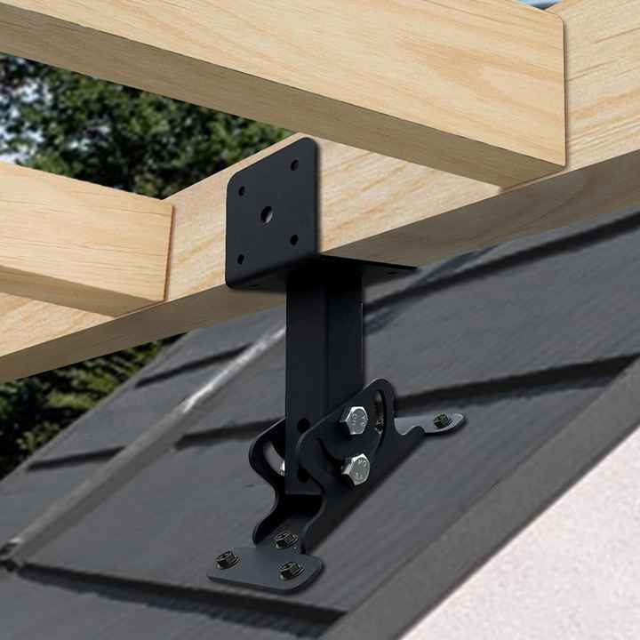 Pergola Roof Riser Beam Bracket Kit - Adjustable & Durable