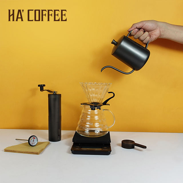 Ethiopia Arabic Turkish Oromo Coffee Set - Dripper & Kettle
