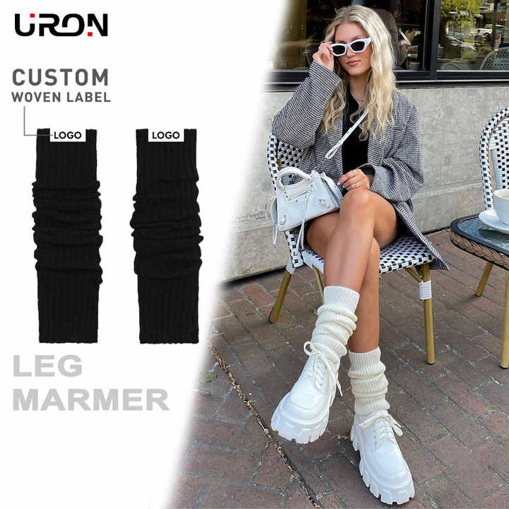 High Quality Streetwear Women Leg Warmers Loose Knit Leg Warmer Gym ...