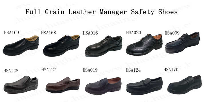 HHM,top-layer Full Grain Leather Upper Industrial Manager Shoes Pull-on ...