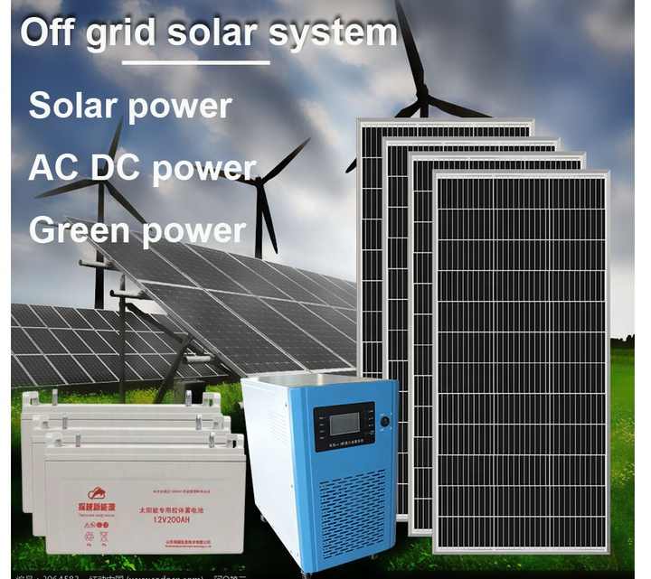 Residential Solar Panel 1KW 3KW 5KW 6KW 8KW 10KW Complete Kit for Home off Grid Solar Power ...