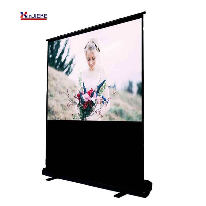 100 "Floor Rising HD 4K Format Projector Screens Outdoor/Indoor Use ...