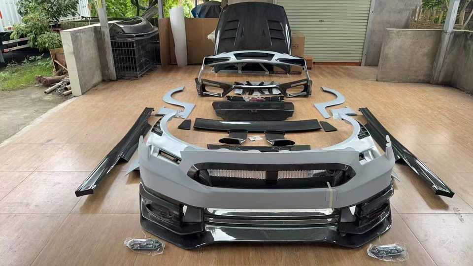 High Quality Car Body Kit for GTR R35 Upgrade 2024 Top Secret Carbon ...