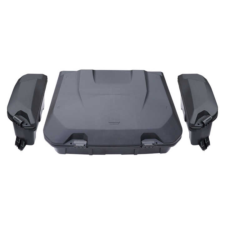 YongJin Black Weatherproof Side Cargo Boxes Rear Cargo Trunk Box for ...