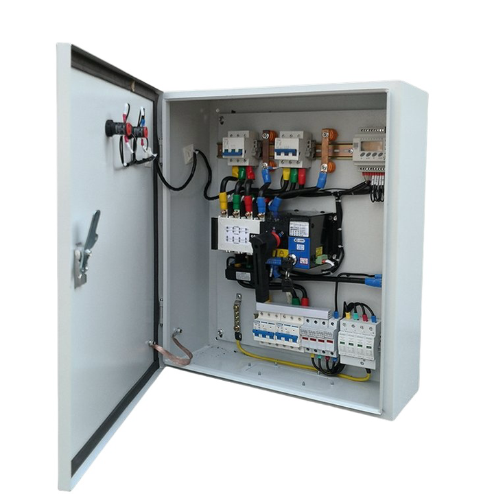 ATS Dual Power Automatic Conversion Switch Distribution Box 380V Timing ...
