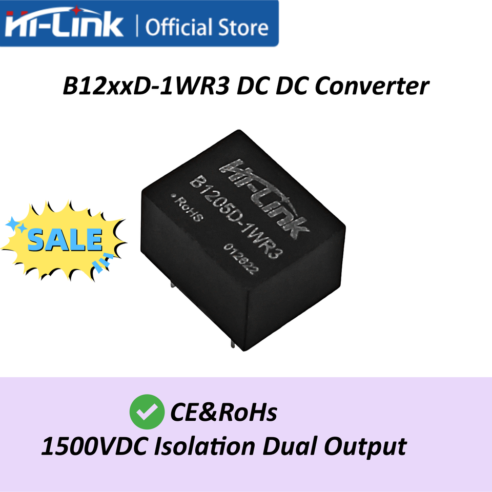 Original Hi-Link B1203D-1WR3 B1205D-1WR3 1W Single Output Isolated DC ...