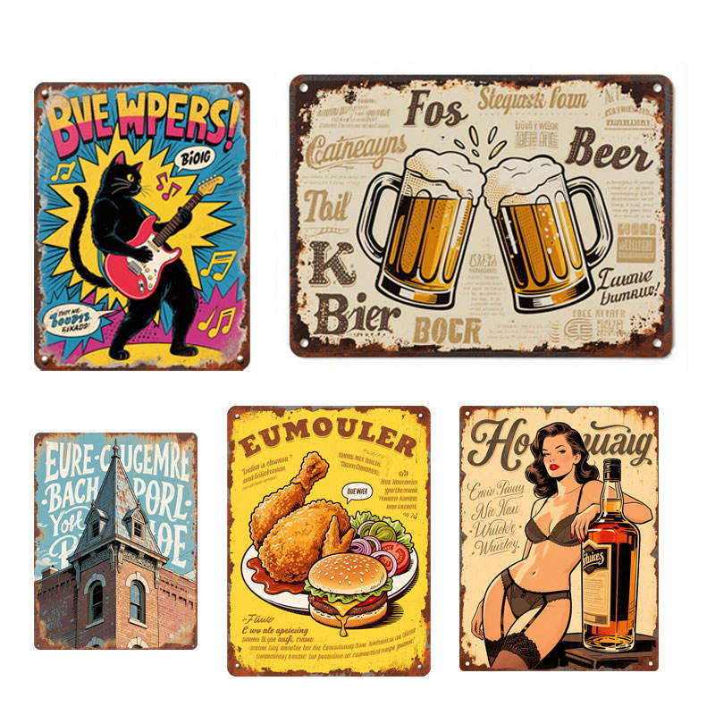 Personalized Wall Plaque Metal Sign OEM ODM Custom Logo for Restaurant ...