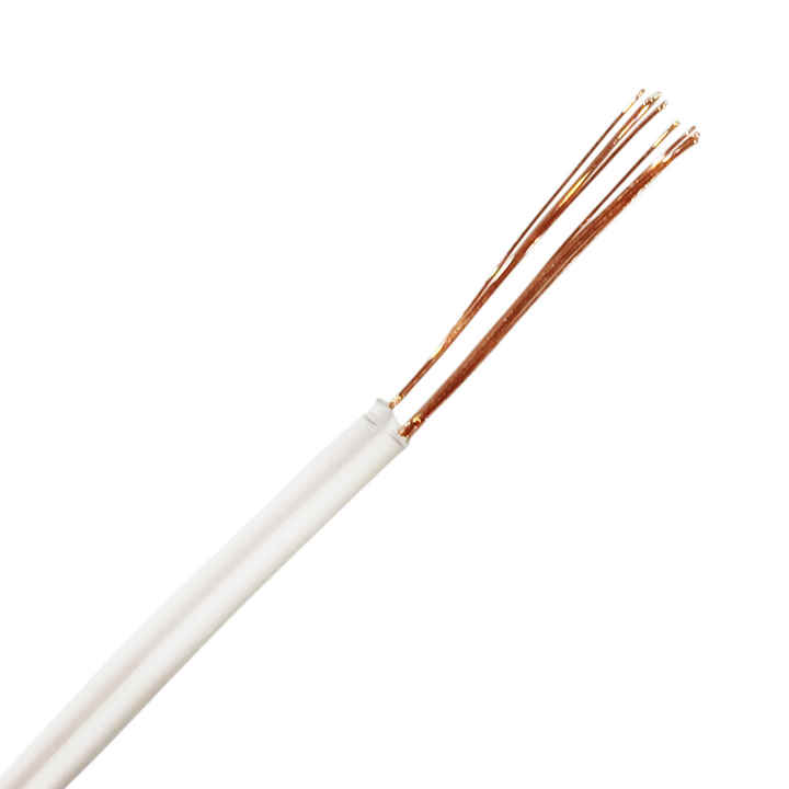 24 AWG Security Alarm Wire Cable 2/4/6/8 Core White PVC Jacket for Fire ...