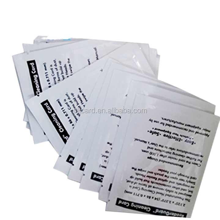 ATM card reader cleaning Blank PVC cleaning card with alcohol| Alibaba.com