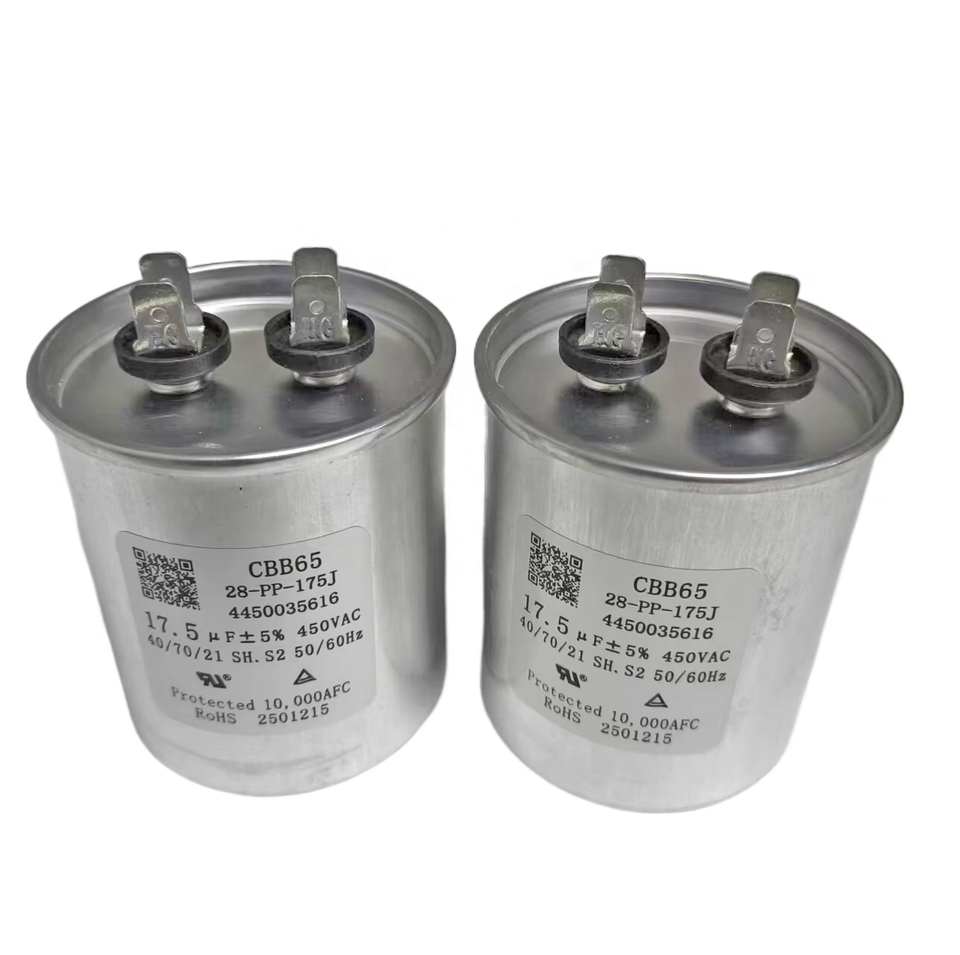 CBB65 17.5UF 450V Polypropylene Resin Film Capacitor for Air ...