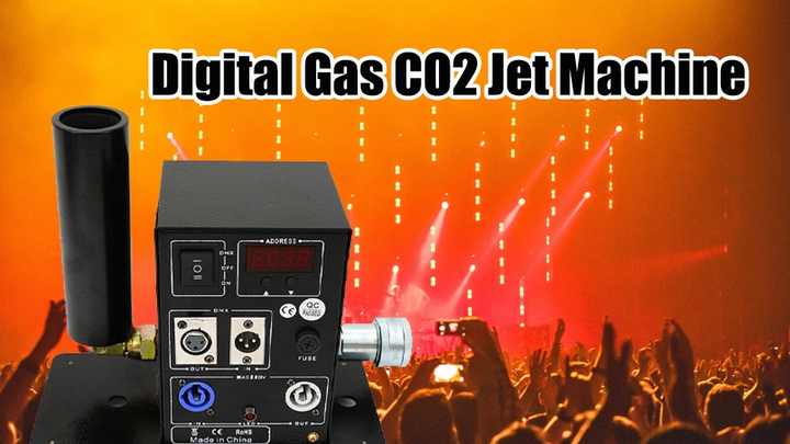CO2 Jet Machine Digital Gas Fog Smoke Concert Device Club Special Stage ...