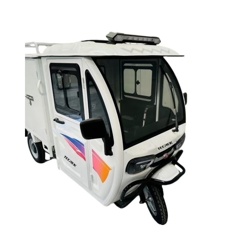 EEC Certified Electric Cargo Tricycle With Enclosed Box for Last Mile ...