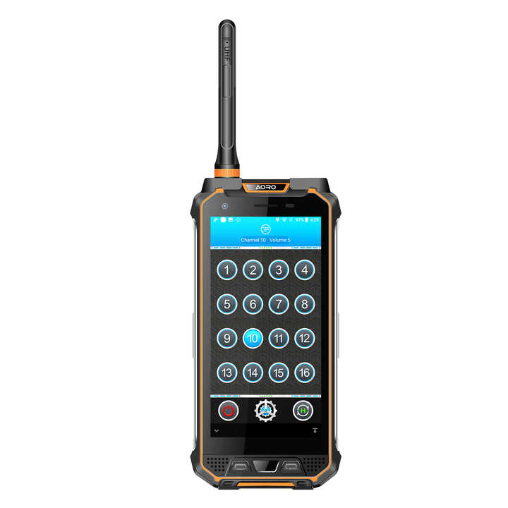 IP68 Waterproof Atex Rugged Smartphone VHF DMR Radio LTE GPS Walkie ...
