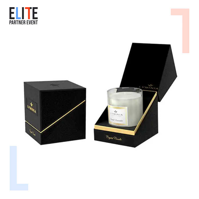Custom Logo Cardboard Gift Box - Premium Candle Packaging