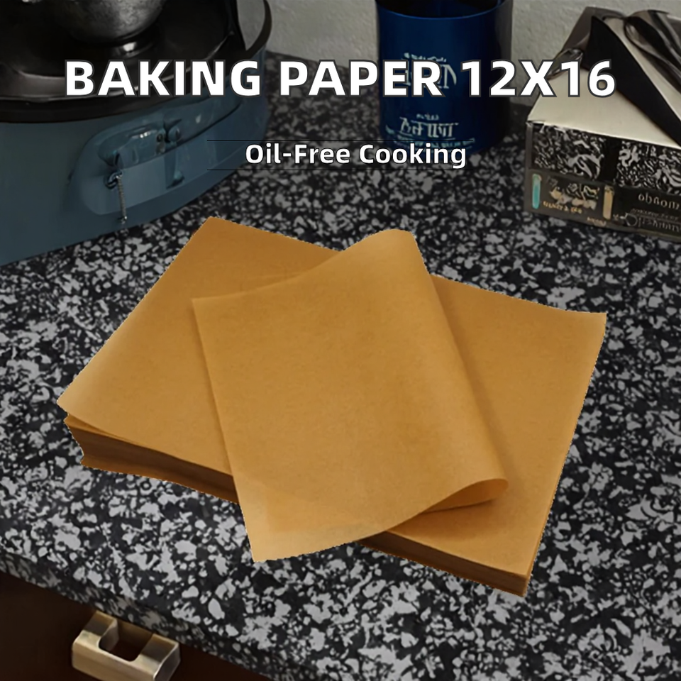 Coated Greaseproof Parchment Paper Sheets 12 X 16 in Pre-Cut Silicone ...