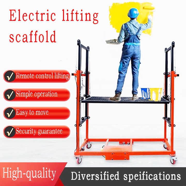 Y 2-10M Electric Lifting Ladders Scaffolding 200-500Kg Lift Scaffold ...