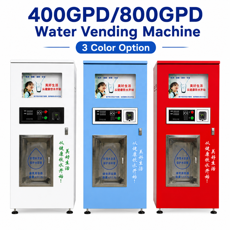 400 Gallons Coin Operated Water Vending Machine for Purified Drinking ...
