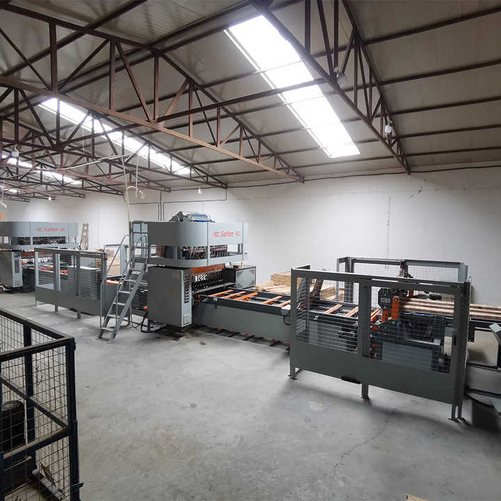 Saifan SF1000 Euro Block Wood Product Processing Line Machine for ...