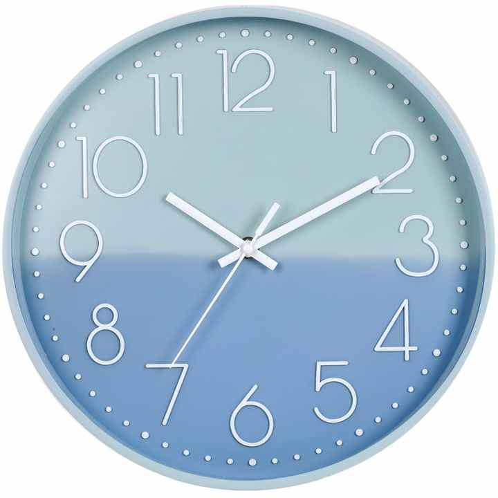 12-Inch Stylish Modern 3D Wall Clock Colorful Contemporary Design for ...