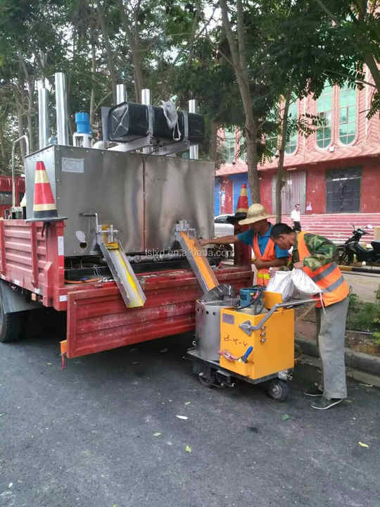 Truck Mounted Road Marking Thermoplastic Kneading Machine