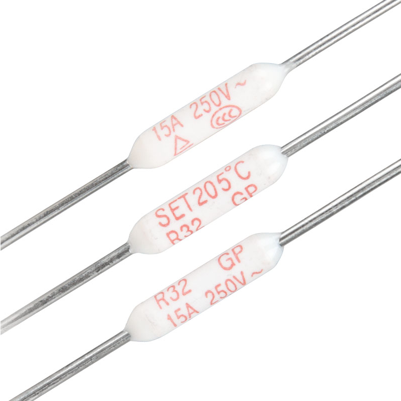 Axial Installation Thermal Fuse 76° to 250° 15A 250VAC