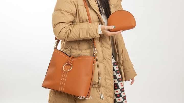 Jiali QAZA Custom Logo Vegan Leather Handbag for Women Classy Design ...