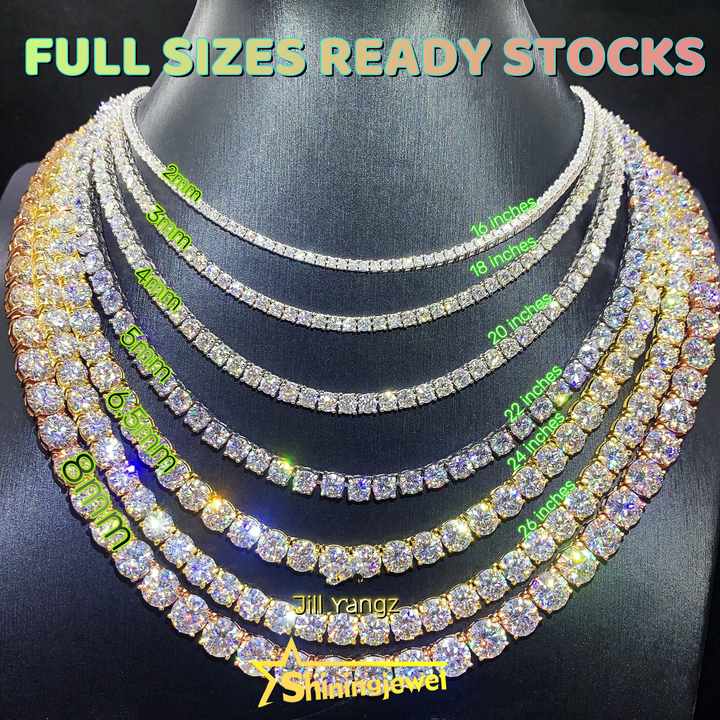 CHEAPEST IN HISTORY: Iced Out Hip Hop Jewelry - Moissanite Chains