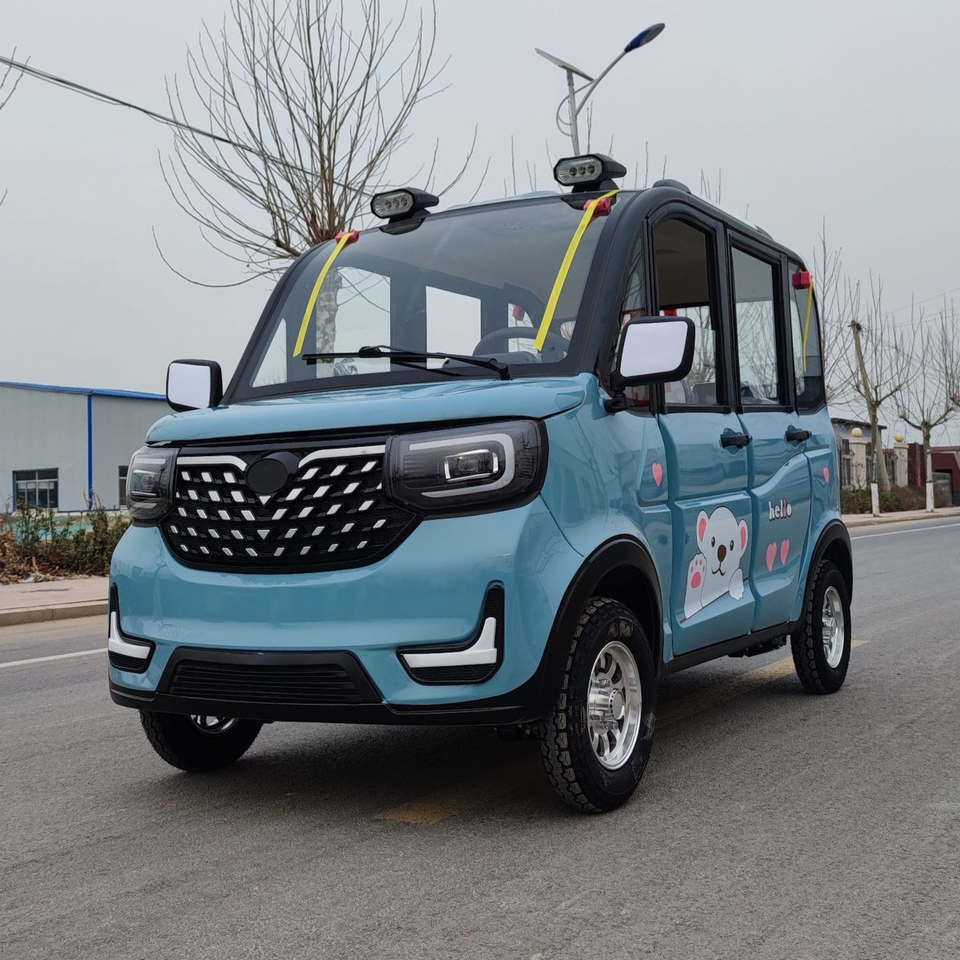New Energy Electric Four-wheel Vehicle Fully Enclosed Elderly Commuting ...