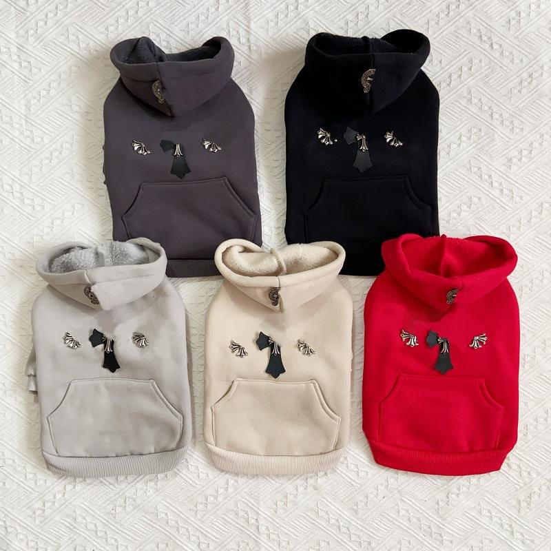 Trendy pet clothing: dogs and cats clothes, fleece fabric with hat ...