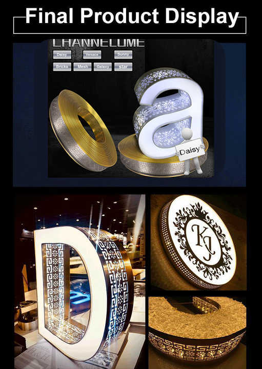 Hightech Channelume Aluminum Strips Channel Letter Materials Aluminum ...