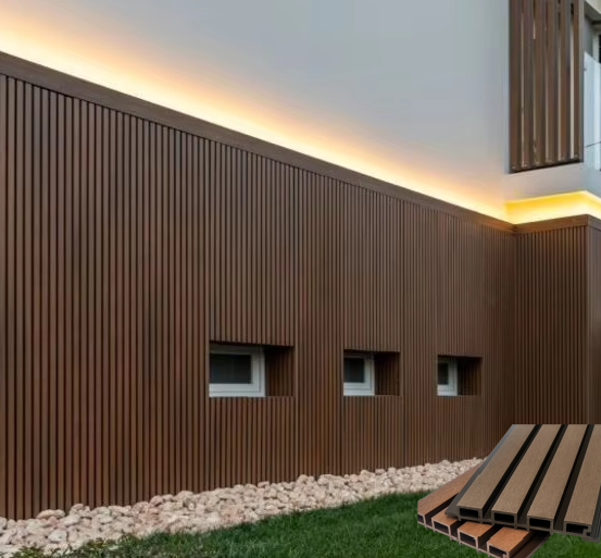 Modern WPC Fluted Wall Cladding Panels - Waterproof & Durable