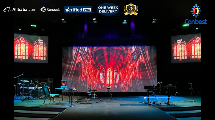 P2.5 9X16 Indoor Customizable Large Led Screen For Store Club Shopping ...