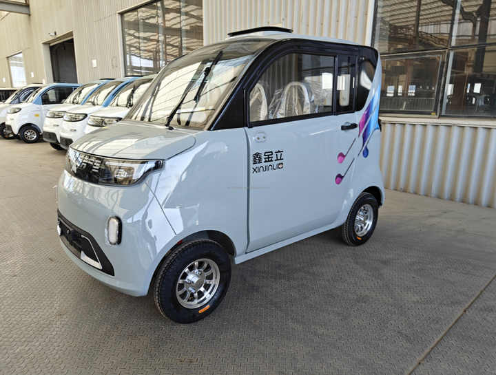 Left Steering Drive Low Speed Four Wheel Electric Tricycle Car for 4 ...