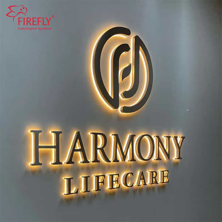 Custom Backlit LED Stainless Steel Letters Acrylic Metal Signboard Led ...