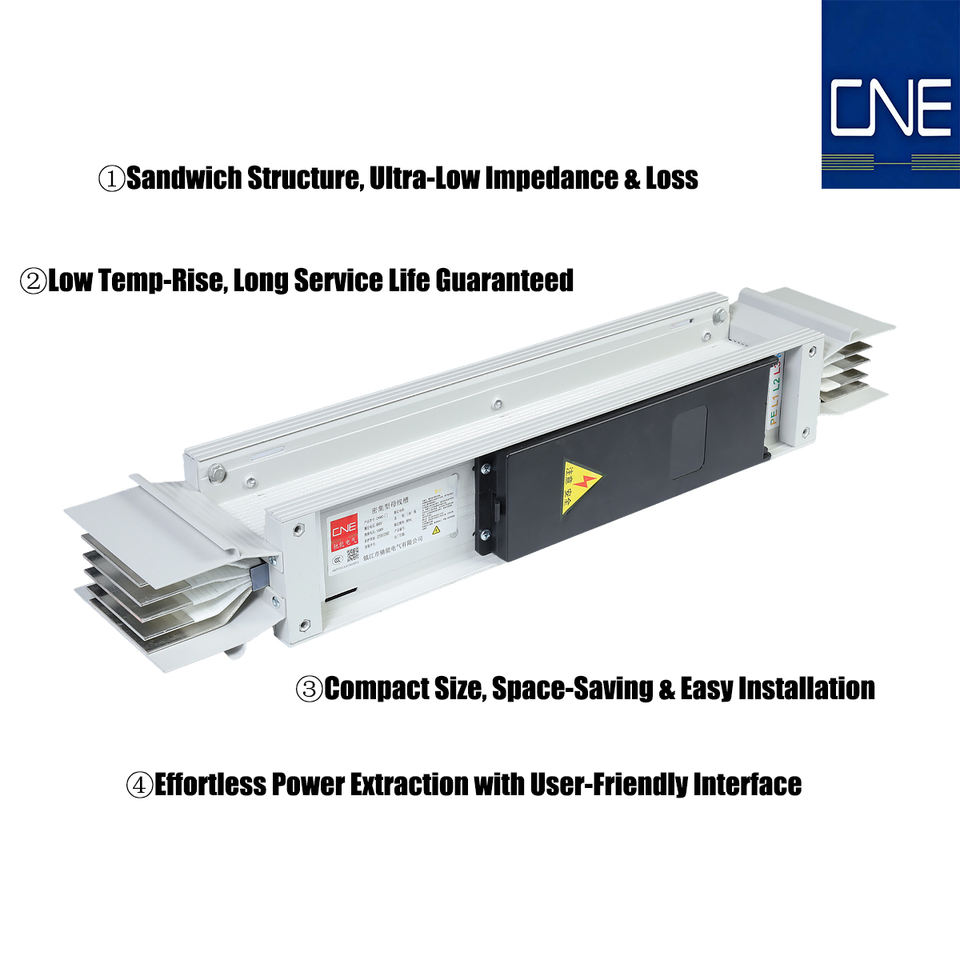 Low Voltage Electrical Busway System Dense Sandwich Bus Duct Aluminium ...
