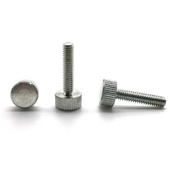 Knurled Thumb Screw - Black Stainless Steel Tapping Screw - OEM