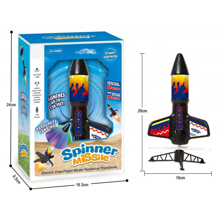 Electric Rocket Launcher Toy - Safe, Fun, and Educational