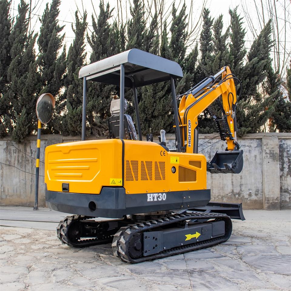 3t Mini Excavator Custom Color Logo Stone Crusher Earth Moving ...