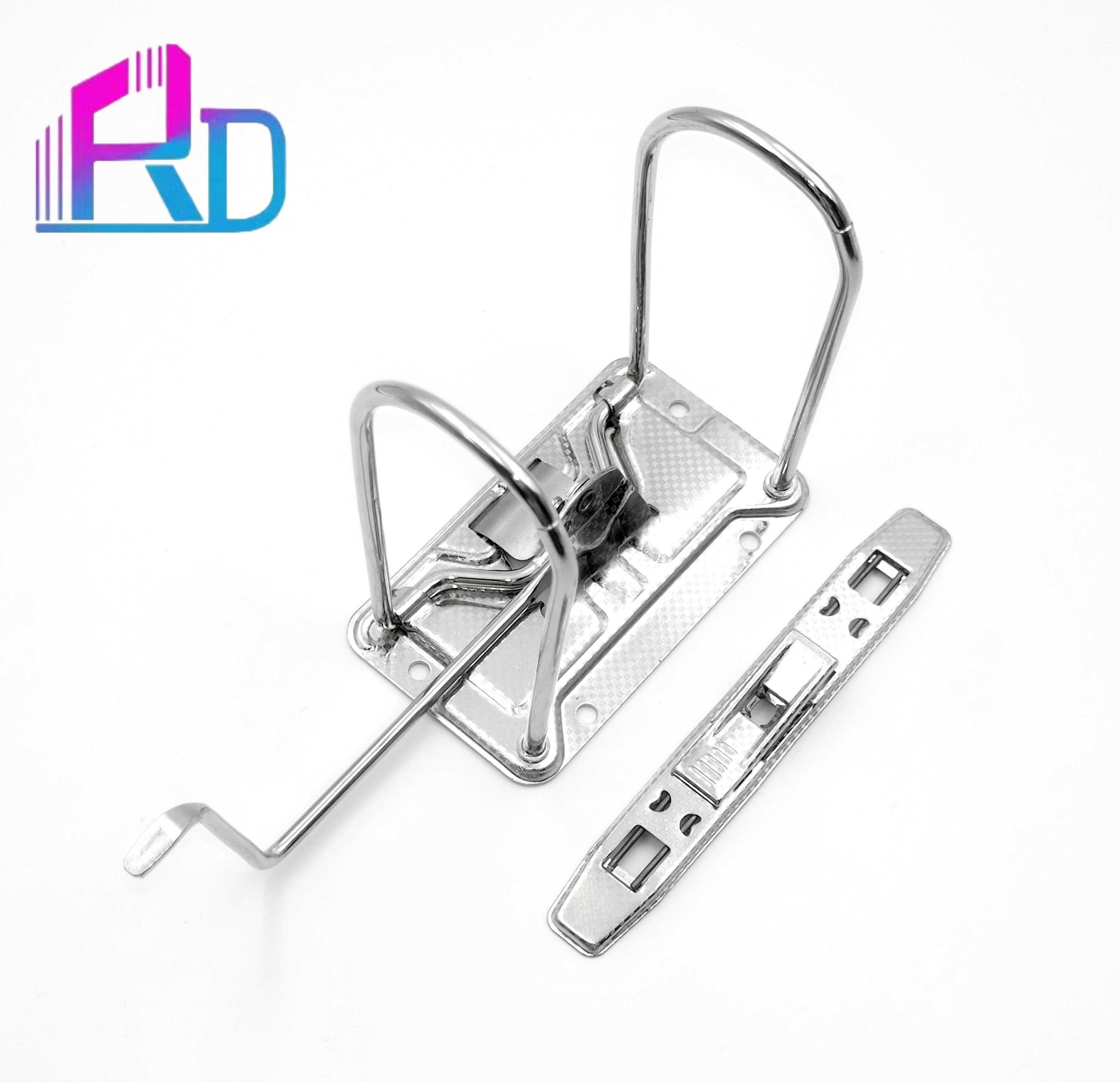 Factory shipment Metal lever arch box file clip with 122MM plastic compressor bar