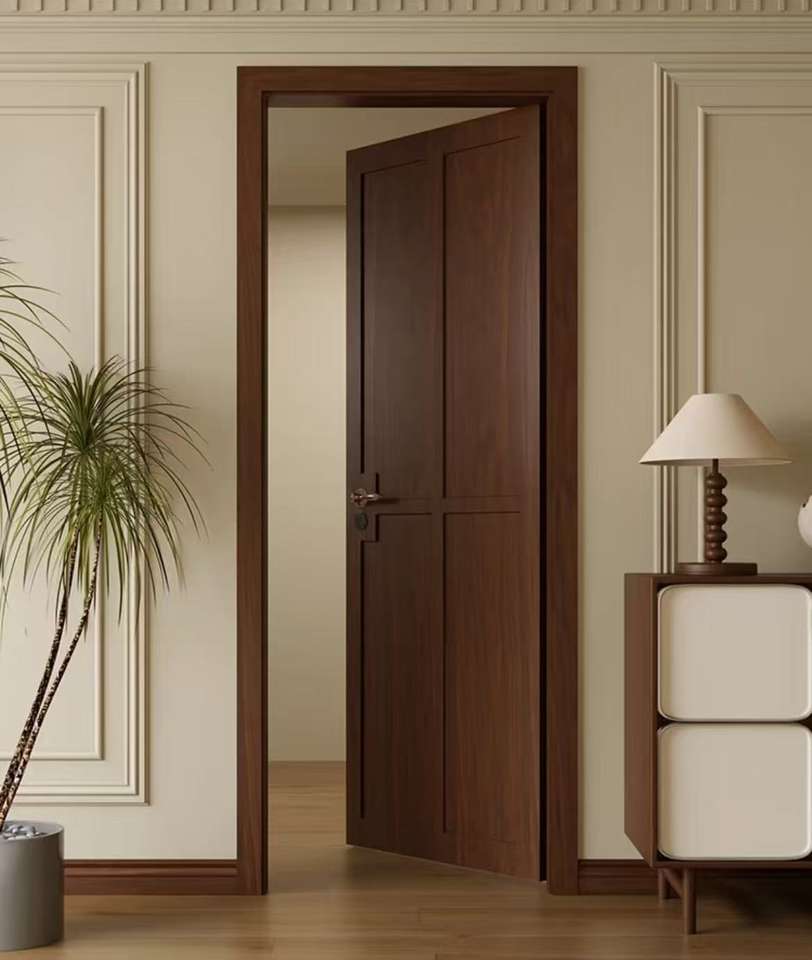 Shandong Haotian Custom Interior Door Soundproof Wood Grain Finish High ...