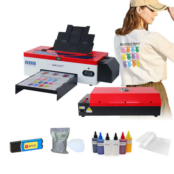 Colorsun A3 L1800c Dtf Printer T Shirt Printing Machine Dtf Roll Printing Machine With Pet Film ...