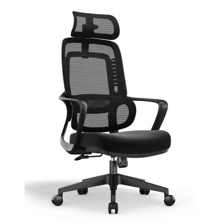 Luxury Ergonomic Office Furniture Chair with Headrest Mesh Features ...