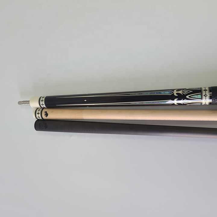 NEW Black Pool Carbon Cue Set 58inch+12.5mm Radial Pin Sticker Decal ...