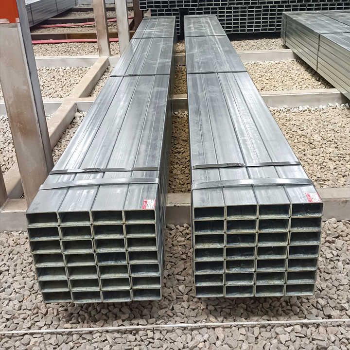 Greenhouse Galvanized Steel Tubular 2x4 Iron Profiles Tubo Rectangular ...