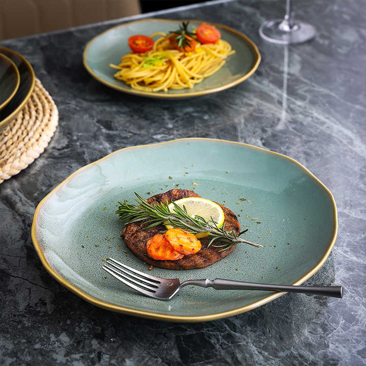 Rustic Nordic Decoration European Serving Platter Wedding Plates ...