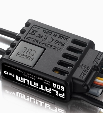 Hobbywing Platinum Pro V4 Brushless ESC 60A/80A Electronic Speed Controller for 3-6S Lipo BEC ...