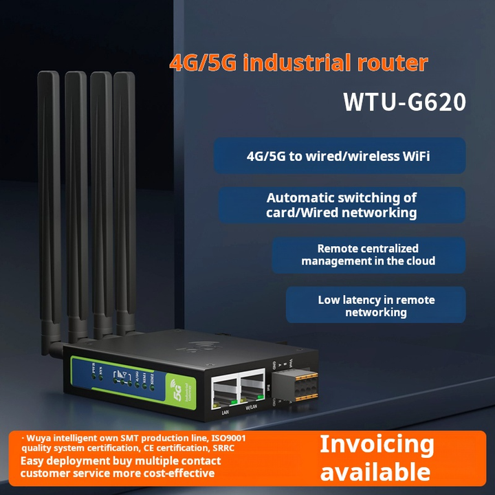 Chipboard HIWOOYA WTU-G620 4G/5G Industrial Wireless Router,Plug-in ...