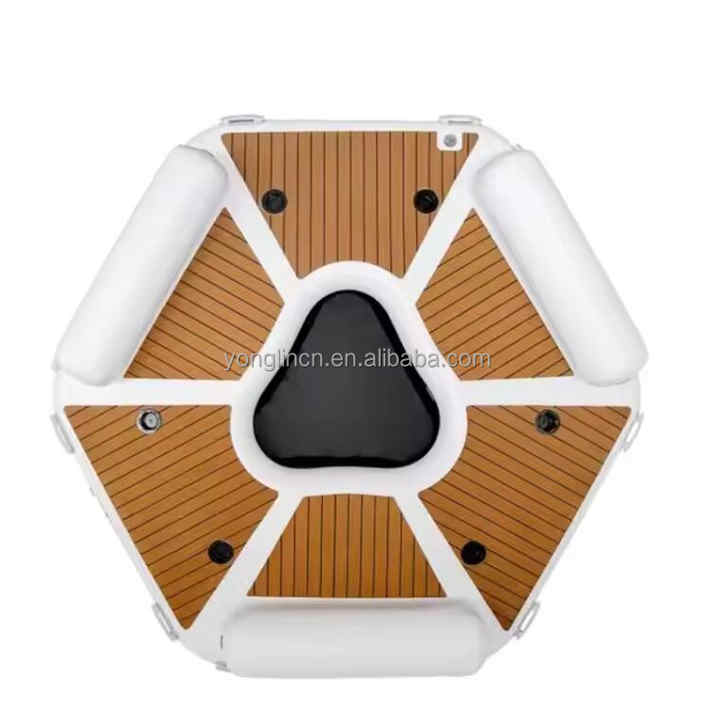 Green Raftfloating Pontoon Dock Dock Floats Inflatable Cabana Float ...