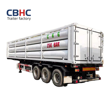 CNG 8 to 12 Tube Semi Trailer - Efficient CNG Transport